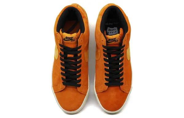 Nike Blazer Premium Sb Lance Mountain High Top Sneakers - Orange