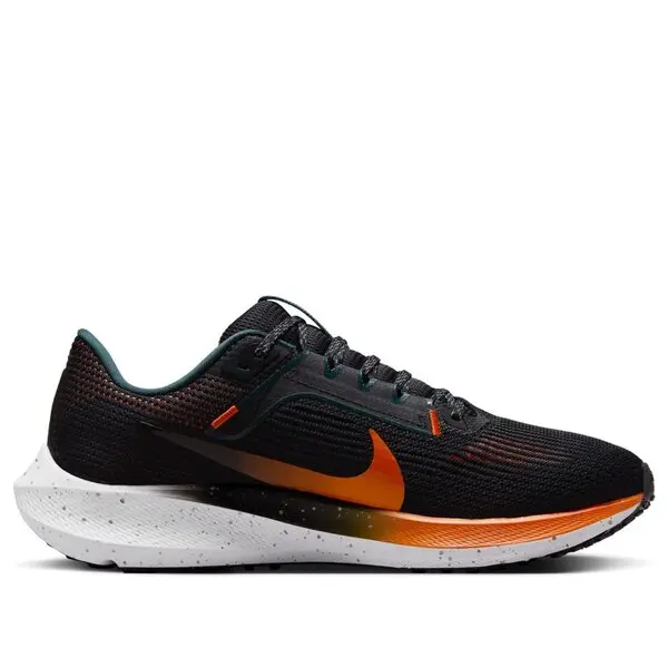 Nike Zoom Pegasus 40 Athletic Sneakers - Black/orange