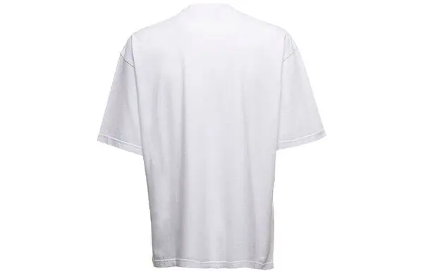 Balenciaga Script Logo T-shirt - White/black