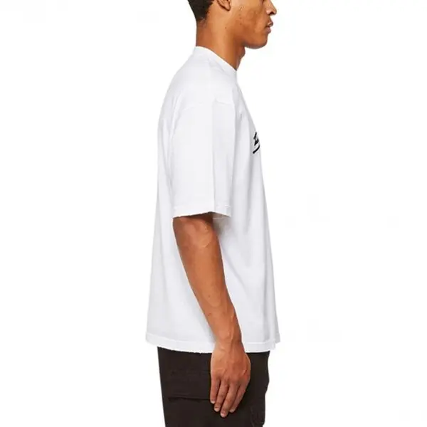 Balenciaga Script Logo T-shirt - White/black