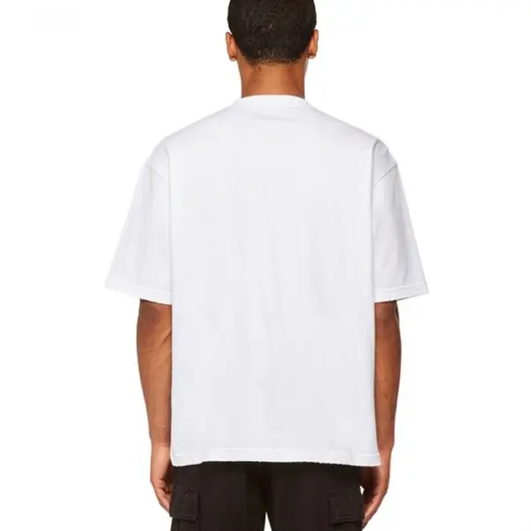 Balenciaga Script Logo T-shirt - White/black
