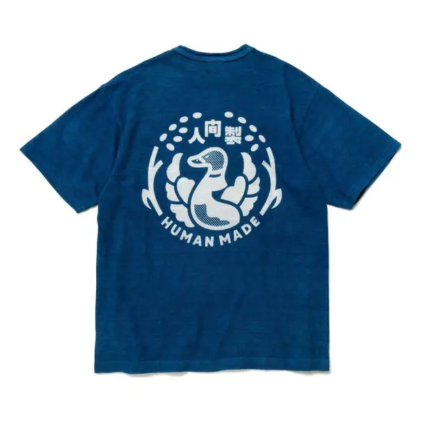 HUMAN MADE Ningen-sei Indigo Pocket T-shirt 'indigo