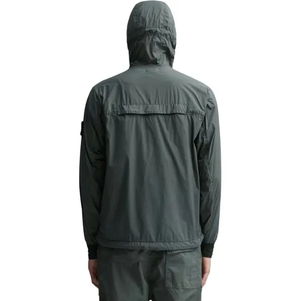Stone Island Packable Hooded Jacket - Green/grey