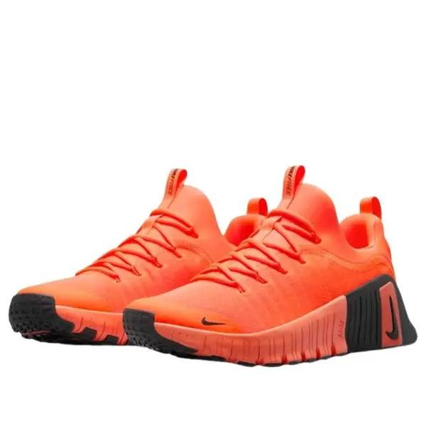 Nike Free Metcon 6 Athletic Sneakers - Hyper Crimson/hyper Orange/black