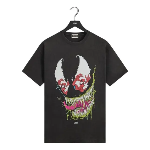 Kith X Marvel Venom Vintage T-shirt - Black