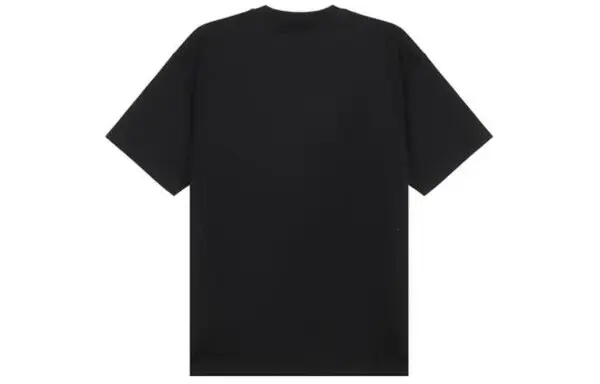 Burberry Monogram Motif Cotton Oversized T-shirt - Black