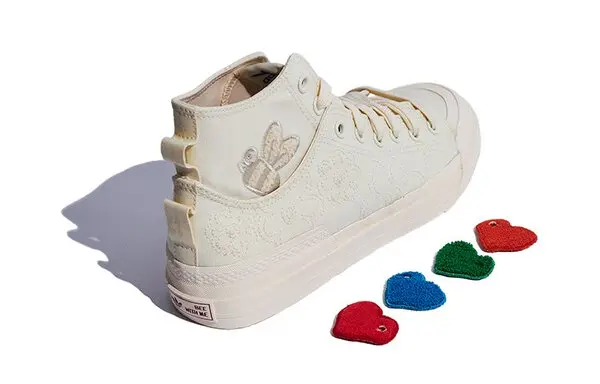 Adidas Melting Sadness X Nizza High Dl "bee With You" Sneakers - White