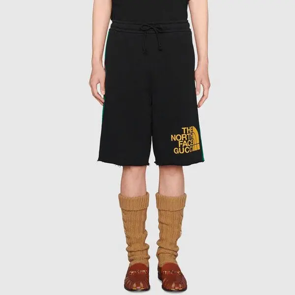 Gucci X The North Face Crossover Cotton Shorts - Black