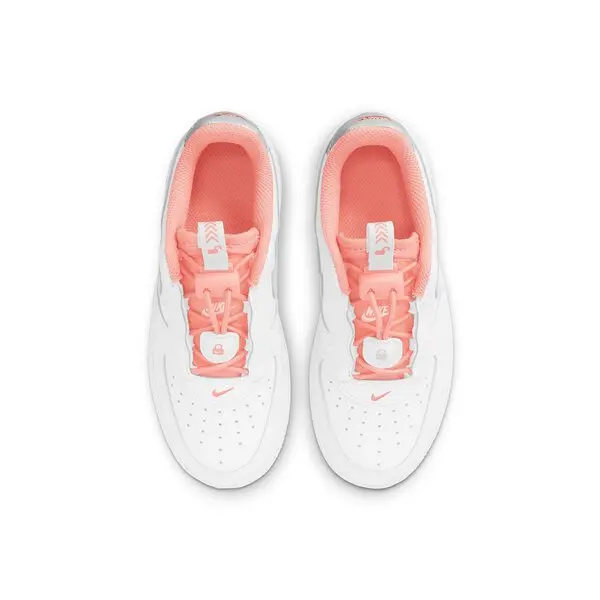 Nike Force 1 Toggle Sneakers - White/pink