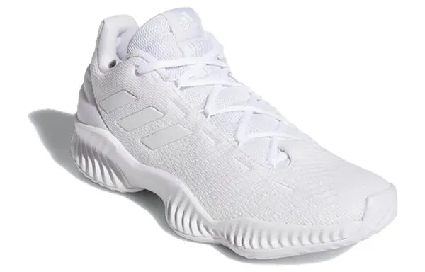 Adidas Pro Bounce 2018 Low Top Sneakers - White