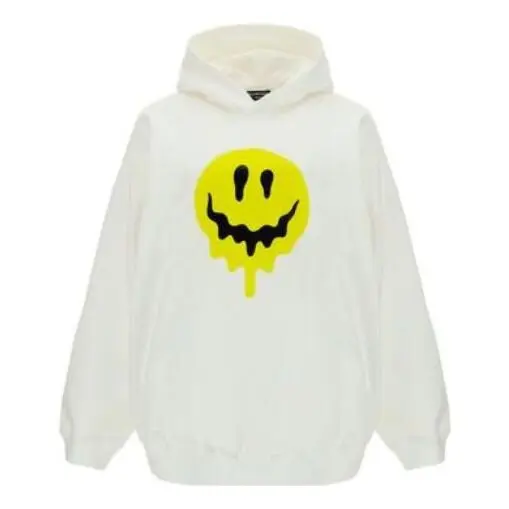 Balenciaga Drip Peace Hoodie - White