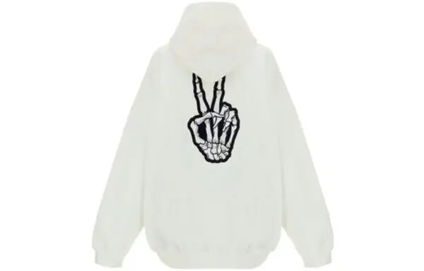 Balenciaga Drip Peace Hoodie - White