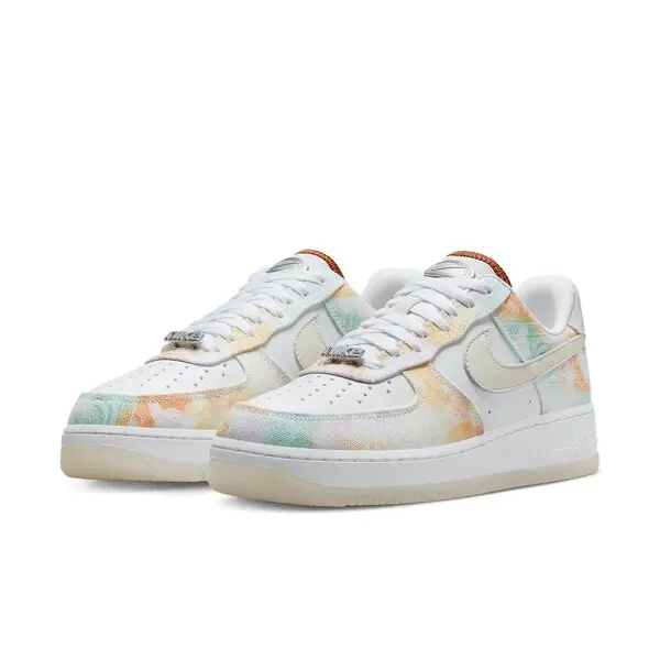 Nike Force 1 Low 'pastel Paisley - White/phantom-white-mint Foam