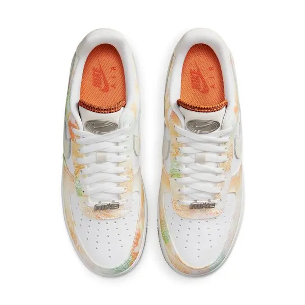 Nike Force 1 Low 'pastel Paisley Print - White/phantom-white-mint Foam
