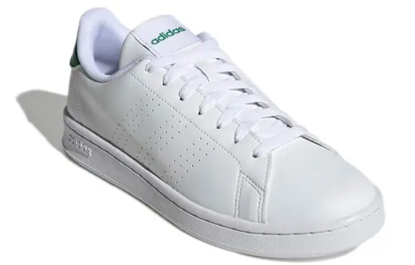 Adidas Advantage Lace-up Sneakers - White/green