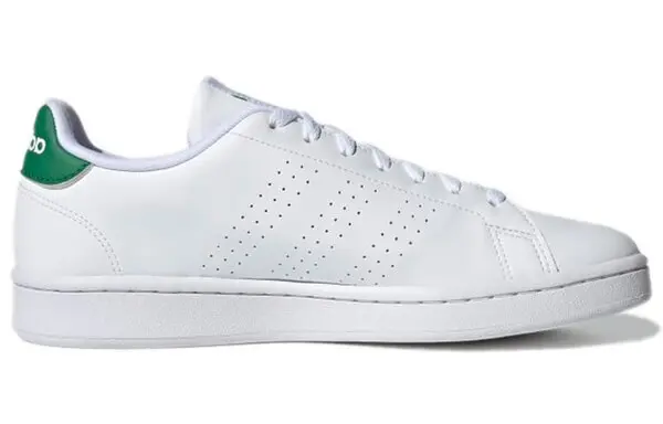 Adidas Advantage Lace-up Sneakers - White/green