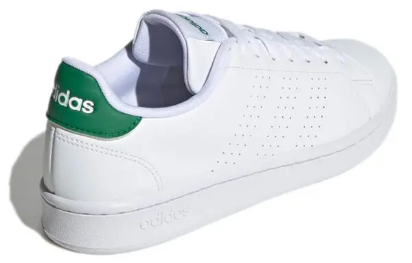 Adidas Advantage Lace-up Sneakers - White/green