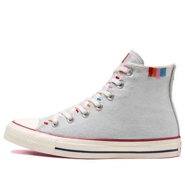 CONVERSE Chuck Taylor All Star High Top "friendship Bracelet - Gray/white
