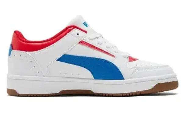 PUMA Rebound Joy Low Top Sneakers - White/red/blue