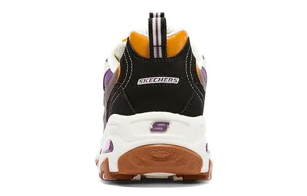Sketchers D'lites 1.0 Lace-up Sneakers - White/brown/black