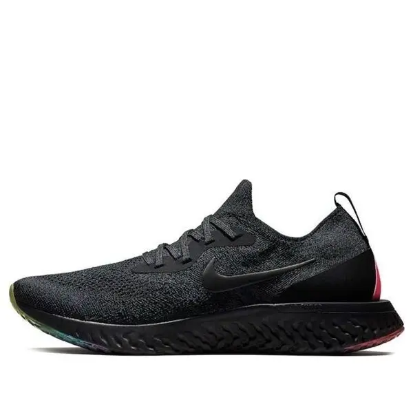 Nike Epic React Flyknit 'be True' Sneakers - Black/multi Color