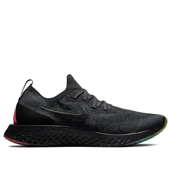 Nike Epic React Flyknit 'be True' Sneakers - Black/multi Color