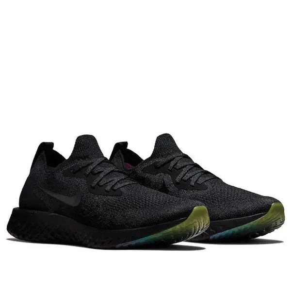 Nike Epic React Flyknit 'be True' Sneakers - Black/multi Color