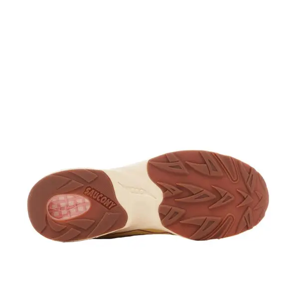Saucony 3d Grid Hurricane Sneakers - Tan/yellow