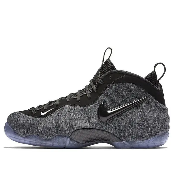 Nike Foamposite Pro "wool Fleece" Sneakers - Dark Grey Heather/black