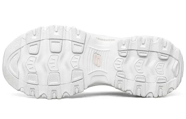 Sketchers D'lites 1.0 Floral Embellished Sneakers - White/pink