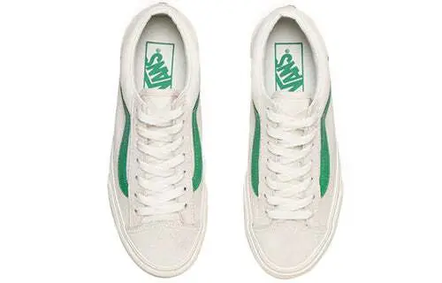 VANS Style 36 Low Top Sneakers - White/green