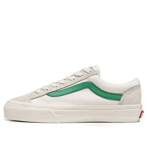 VANS Style 36 Low Top Sneakers - White/green