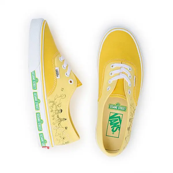 VANS X Sesame Street Authentic Sneakers - Yellow