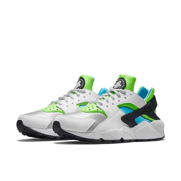 Nike Huarache Run Sneakers - White/green