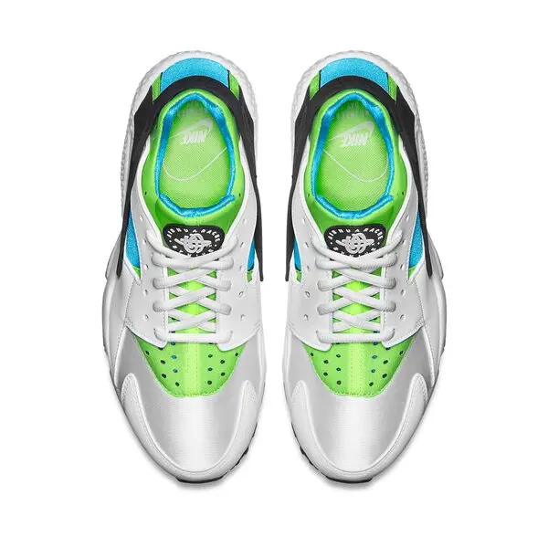 Nike Huarache Run Sneakers - White/green