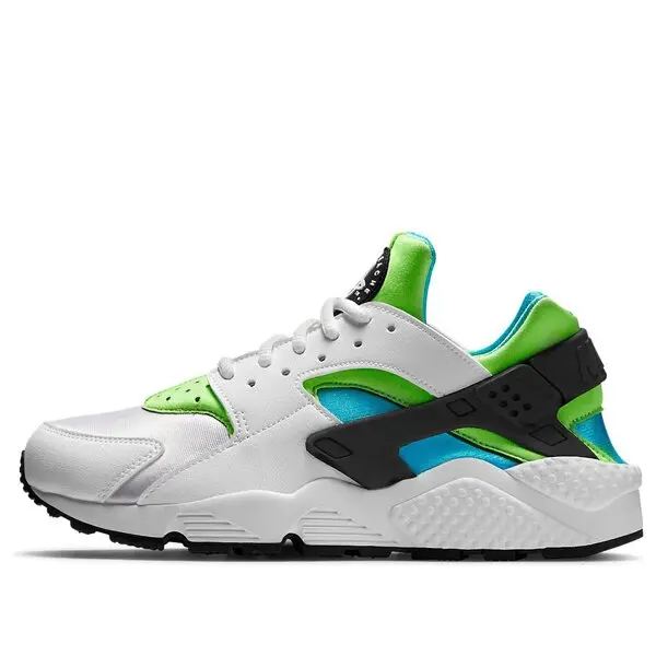 Nike Huarache Run Sneakers - White/green