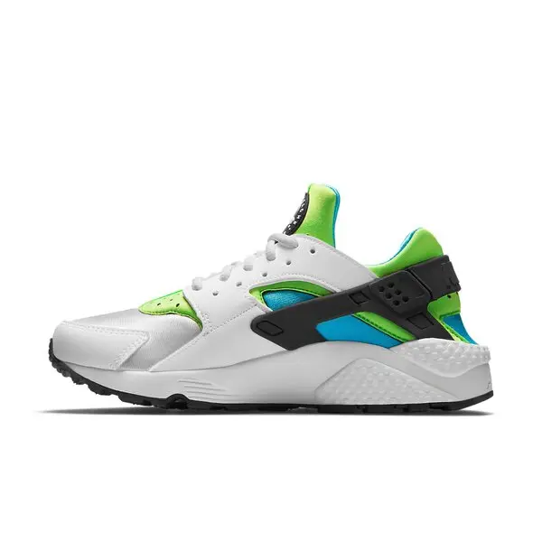 Nike Huarache Run Sneakers - White/green