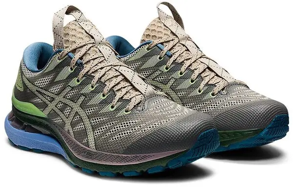 Asics Fn3-s Gel-kayano 28 "gargoyle Fog - Grey/green
