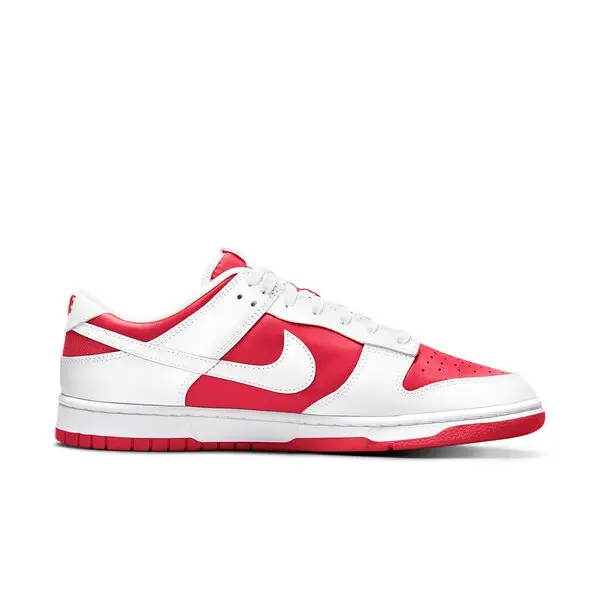 Nike Dunk Low "championship Red" Sneakers - White/red