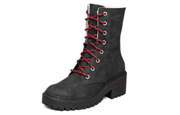 Sketchers High-top Lace-up Lug Sole Boots