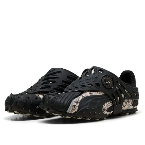 PUMA A$ap Rocky X Mostro Gabbia Snakeskin Sneakers - Black