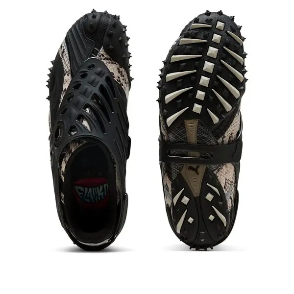 PUMA A$ap Rocky X Mostro Gabbia Snakeskin Sneakers - Black