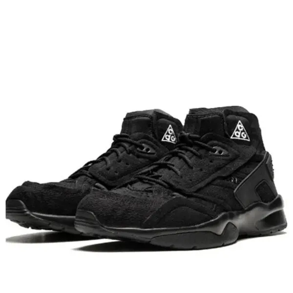 Nike Comme Des Garcons X Mowabb High Top Sneakers - Black