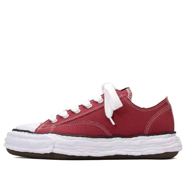 Mihara Yasuhiro Peterson 23 Og Sole Canvas Low Top Sneakers - Bordeaux