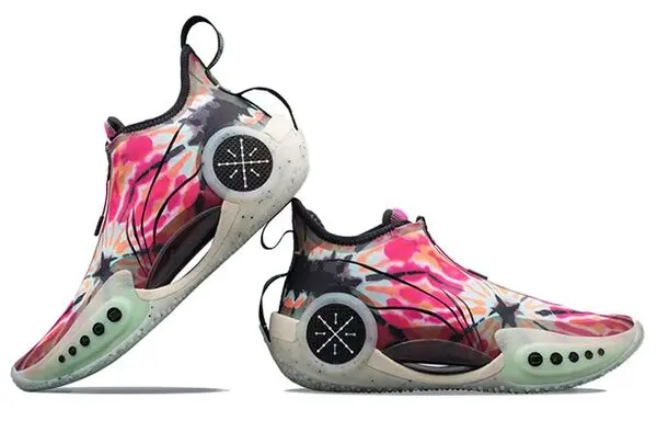 LI-NING Way Of Wade 'florida' High-top Athletic Sneakers - Pink/black