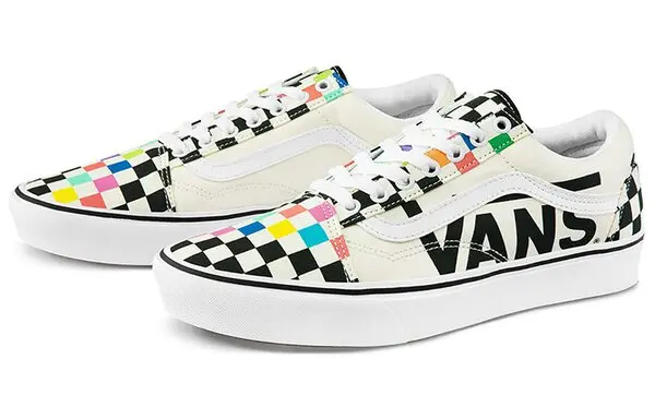 VANS Moma Comfycush Old Skool "colorful Checkerboard" Sneakers