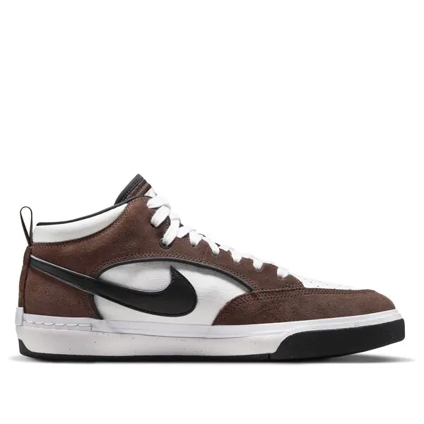 Nike React Leo Mid Top Sneakers - Brown/white