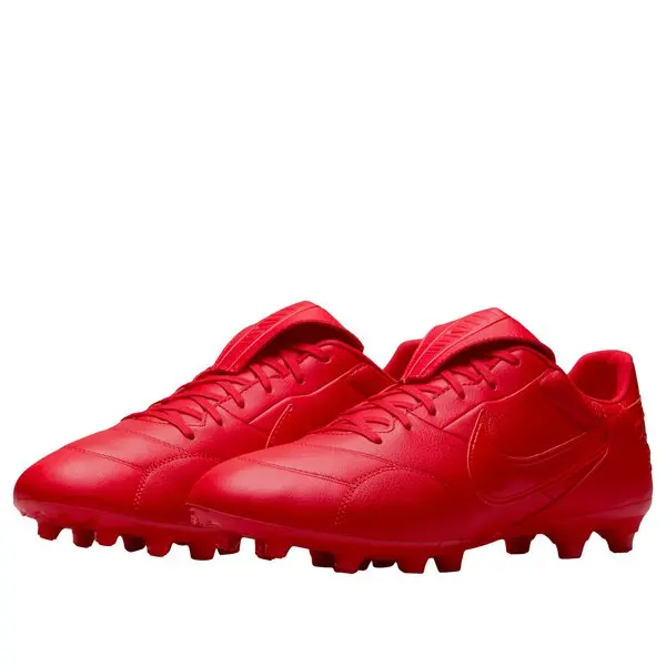 Nike Premier 3 Low Fg Football Boots - Fire Red/white