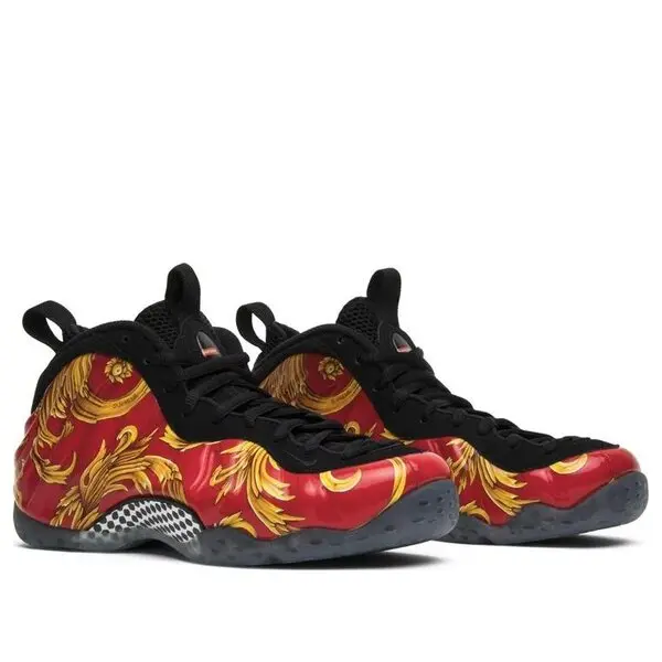 Nike Supreme X Foamposite One Sp 'red - Red/gold