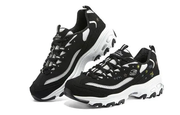 Sketchers D'lites 1.0 Low Top Sneakers